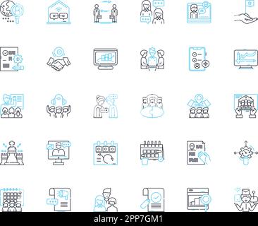 Team huddle linear icon Stock Vector Image & Art - Alamy