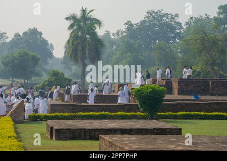 Prayers at Jetavana Monastery, Shravasti Stock Photo - Alamy