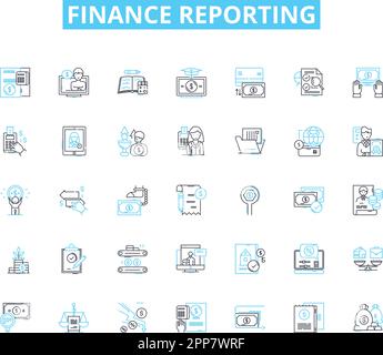 Profit and loss statement line icon concept. Profit and loss statement ...