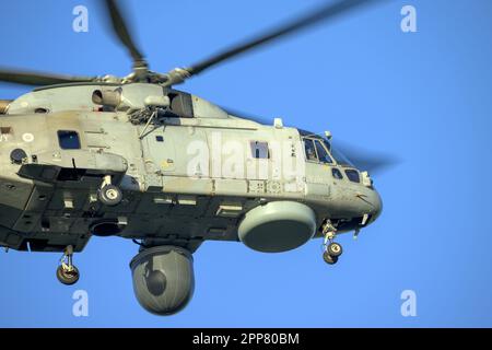 Merlin MK2 Airbourne Surveillance and Control (ASAC) Helicopter in the ...