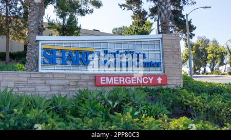 The sign for Sharp Chula Vista Medical Center, California, USA Stock ...
