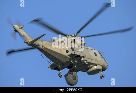 Merlin MK2 Airbourne Surveillance and Control (ASAC) Helicopter in the ...