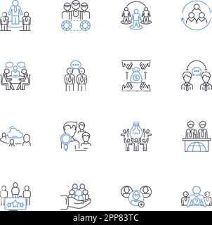 Assent line icons collection. Agreement, Approval, Acceptance, Consent ...