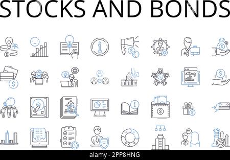 Better and Worse line icons collection. Progress, Growth, Regression ...