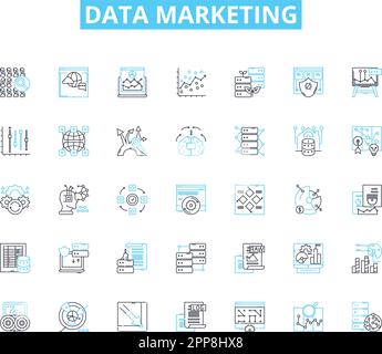 Marketing segmentation linear icons set Stock Vector Image & Art - Alamy
