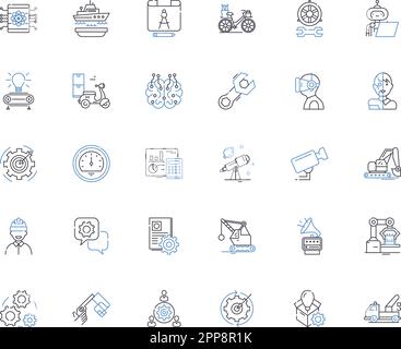 Resonance line icons collection. Vibration, Frequency, Harmony, Echo ...