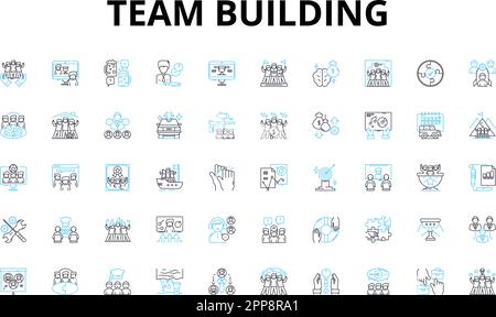 Bonding linear icons set. Connection, Unity, Closeness, Attachment ...