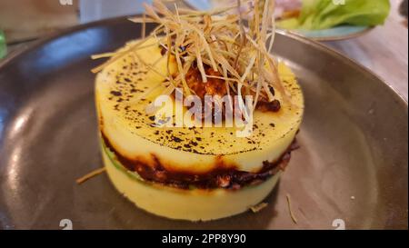 causa, traditional peruvian layered potato salad Stock Photo - Alamy