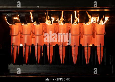 A 155 mm M795 artillery projectiles is manufactured at the Scranton ...