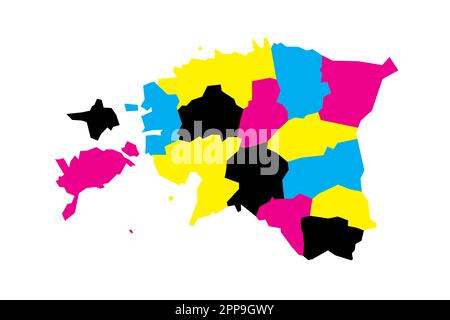 YELLOW CMYK color map of RUSSIA Stock Vector Image & Art - Alamy
