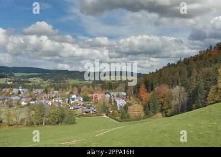 Village of Hinterzarten in Black Forest,Baden-Wuerttemberg,Germany ...