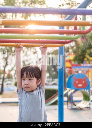 Happy kid, asian baby child playing on playground Stock Photo - Alamy