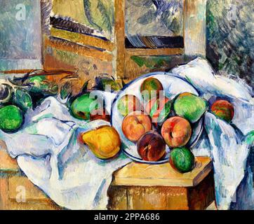 A Table Corner (Un coin de table) (ca. 1895) by Paul Cézanne Stock ...