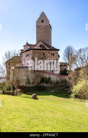 KIPFENBERG, GERMANY - APRIL 19: Medieval castle of Kipfenberg, Germany ...