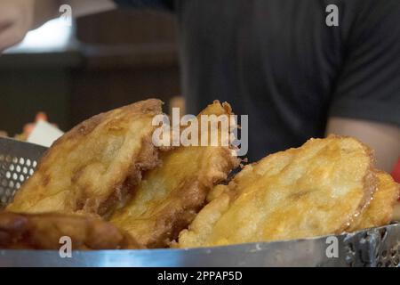 The fried cempedak which is the fruit similar with jackfruit but with ...
