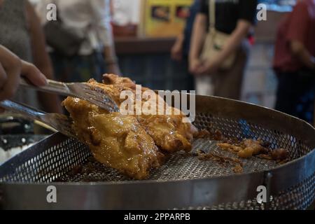 The fried cempedak which is the fruit similar with jackfruit but with ...