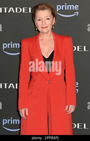 Rom, Italien. 21st Apr, 2023. Lesley Manville bei der Premiere der ...