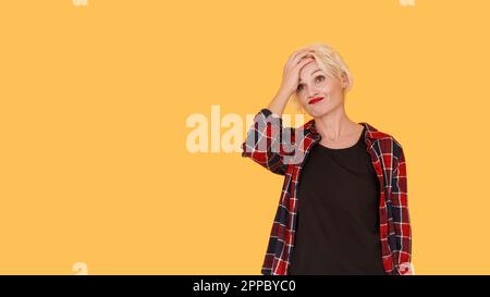facepalm gesture confused woman clueless situation Stock Photo - Alamy