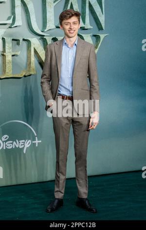 Henry Calvert arriving at the Curzon, Mayfair, for the world premiere ...