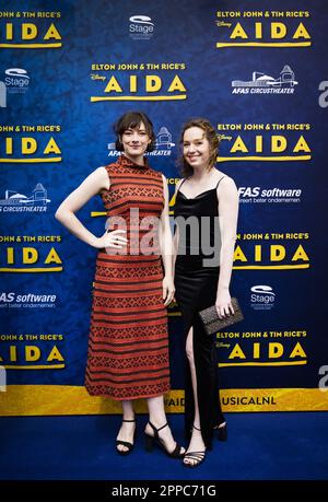 SCHEVENINGEN - Nandi van Beurden on the red carpet, prior to the ...