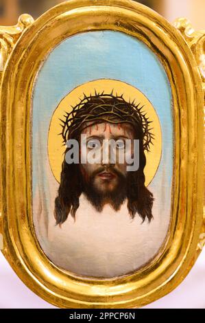 Jesus face icon Stock Photo - Alamy