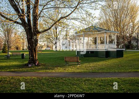 The Petersham, Massachusetts Town Common on a spring day Stock Photo ...
