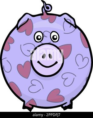 Cute purple cartoon vector character Stock Vector Image & Art - Alamy