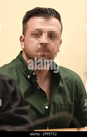 Leuven, Belgium. 24th Apr, 2023. Accused Bahri Hadjiev pictured during ...