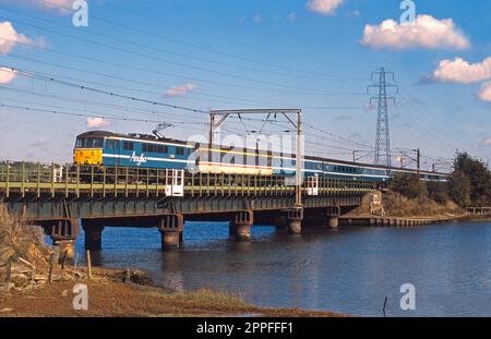 A class 86 electric locomotive number 86233 painted in retro electric ...