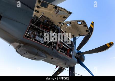 Airbus Military A400M propeller detail Stock Photo - Alamy