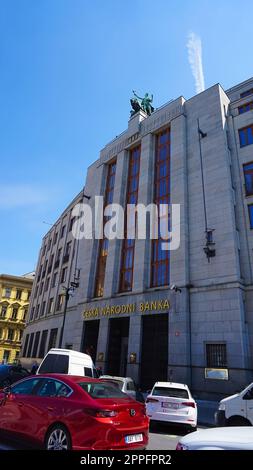 Czech National Bank headquarters at Republic Square (Namesti Republiky ...