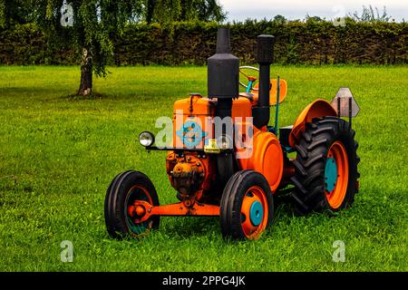 Vintage Argentinian tractor Bulldog Pampa T01 in Choczewo, Pomerania ...