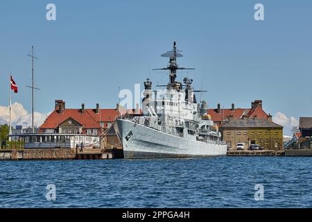 Copenhagen docks with warships Stock Photo - Alamy