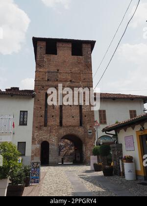 Ricetto medieval village in Candelo Stock Photo - Alamy