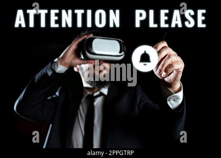 Inspiration showing sign Caution, Business overview Care taken to avoid ...