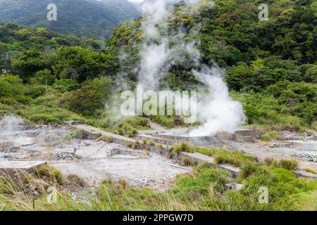 Huangxi hot spring recreation area in Yangmingshan national park of ...