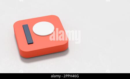 Patreon App Icon on Gray Background with Copy Space Stock Photo - Alamy