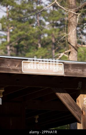 Hunter Check Station Stock Photo - Alamy