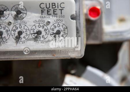 Water Meter Reading Stock Photo - Alamy