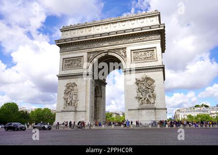 The Arch of Triumph is one of the most famous monuments in Paris ...