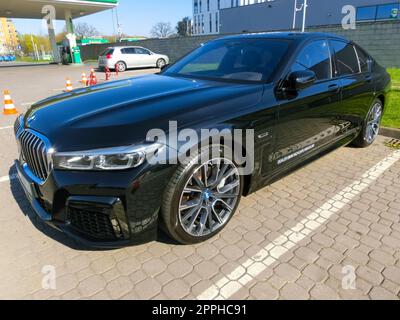 BMW Inchcape Motor car dealership with cars parked on forecourt Stock ...