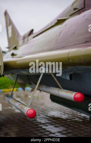 Fake rockets on an fighter jet plane Stock Photo - Alamy