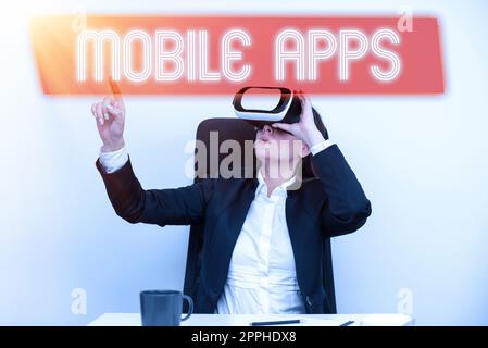 Text sign showing Digital Mobile Advertising, Concept meaning digitized ...