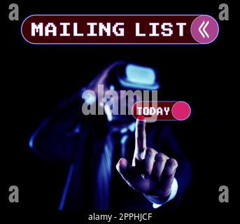 Conceptual caption Email Management. Business overview systematic ...