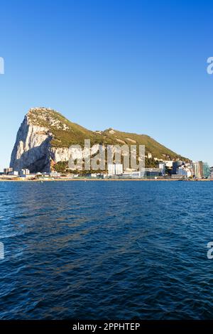 Gibraltar The Rock Mediterranean Sea overview travelling Stock Photo ...