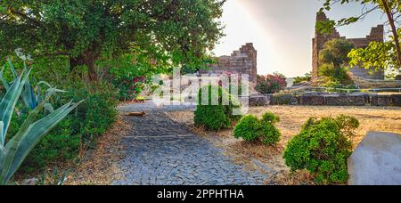 Ancient place of the historical Myndos gate between Gumbet and Bodrum ...