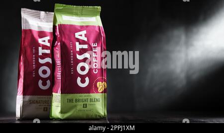 Packages of Costa Coffee Stock Photo - Alamy