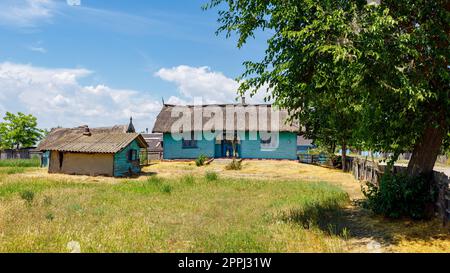 Traditional Houses of the Latea Village in the Danube Delta in Romania ...