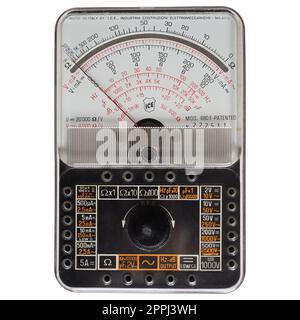 Vintage analog multimeter Stock Photo - Alamy