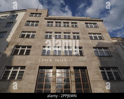 Ceska televize transl. Czech television in Brno Stock Photo - Alamy